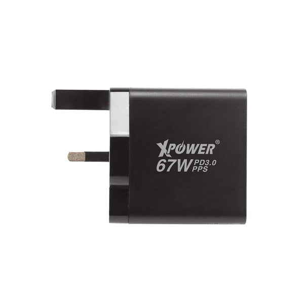 XPower GW67 67W PD3.0/PPS/SCP插牆GaN充電器